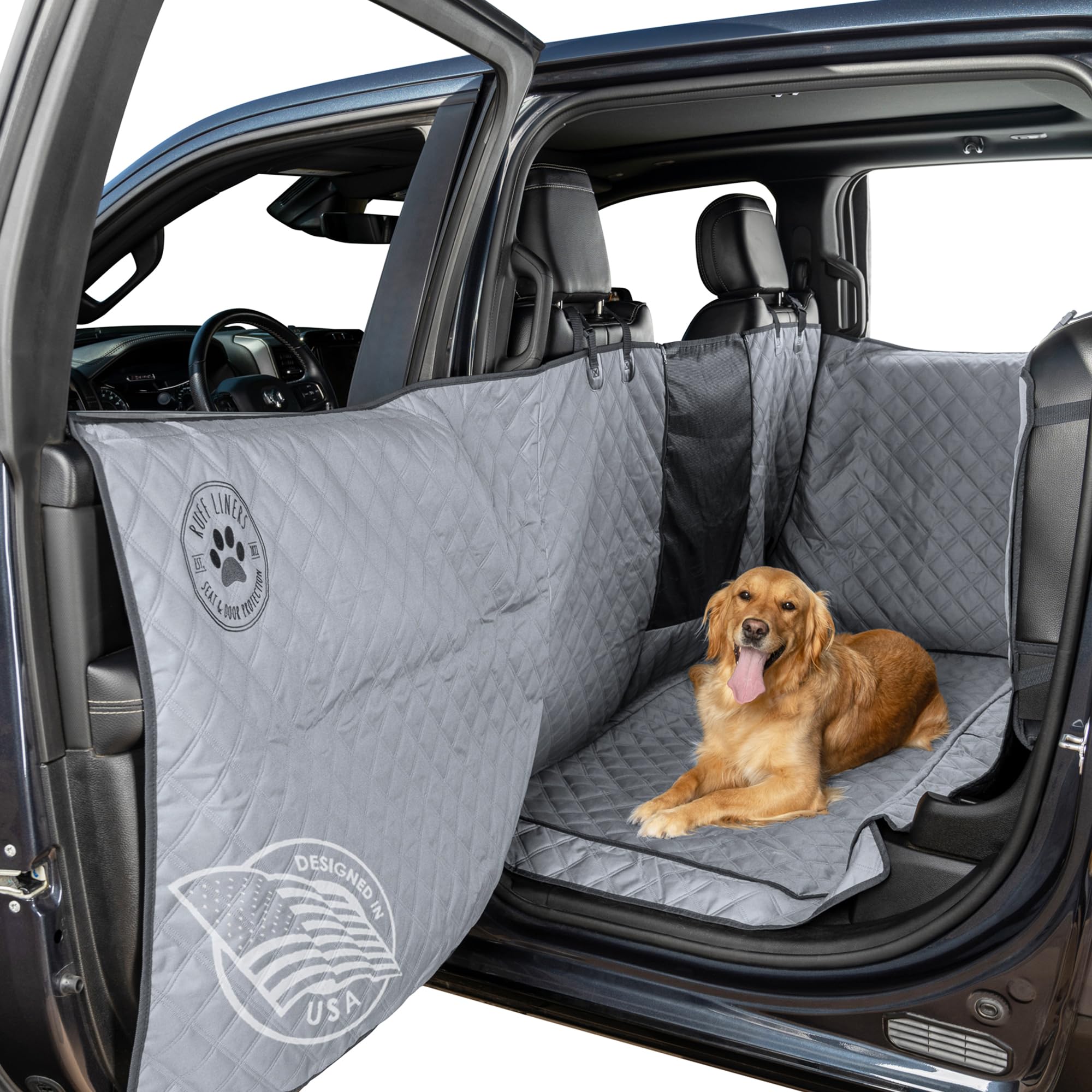 Ruff Liners Truck Back Seat Cover for Dogs - Dog Hammock for Truck wit ...