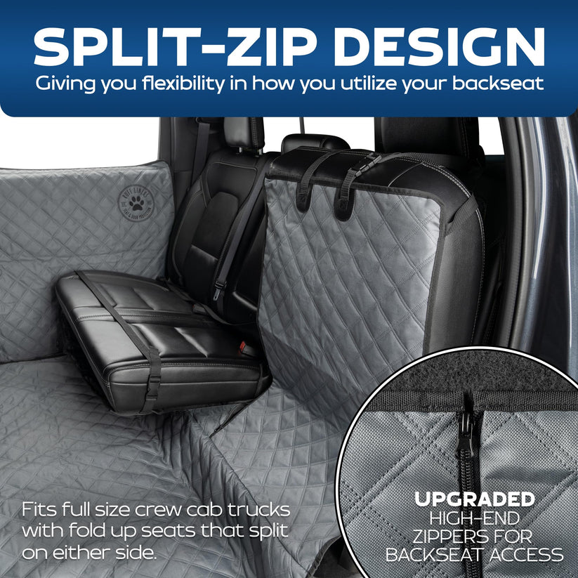 XL Floor Cover for Full-Size Crew Cab Trucks with Fold Up Seats – RUFF ...